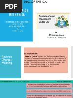 RCM Expenses List Under GST | PDF | Debits And Credits | Value Added Tax