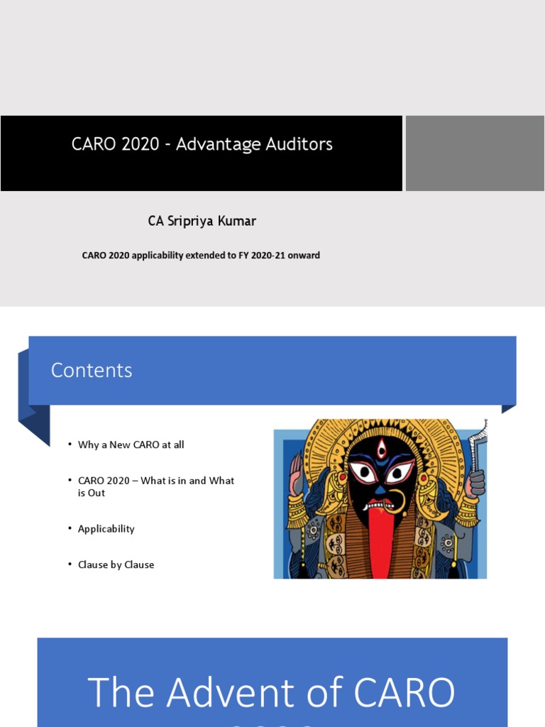 2.caro For Company Audit | PDF | Loans | Auditor's Report