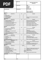Anchor Bolt Fixing Checklist | PDF