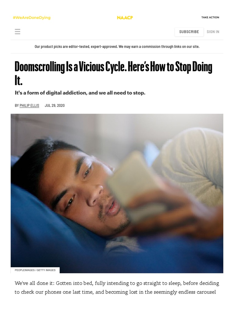 How To Stop Doomscrolling On Social Media-And Save Your Mental Health PDF | PDF | Social Media ...