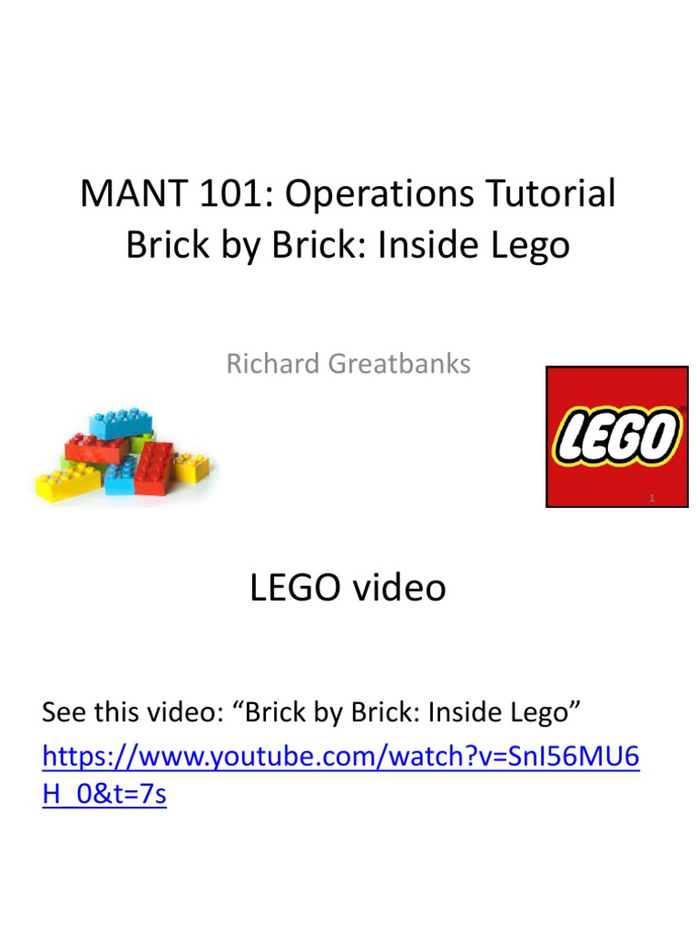 Lego Case Analysis Tutorial | PDF | Lego | Apa Style