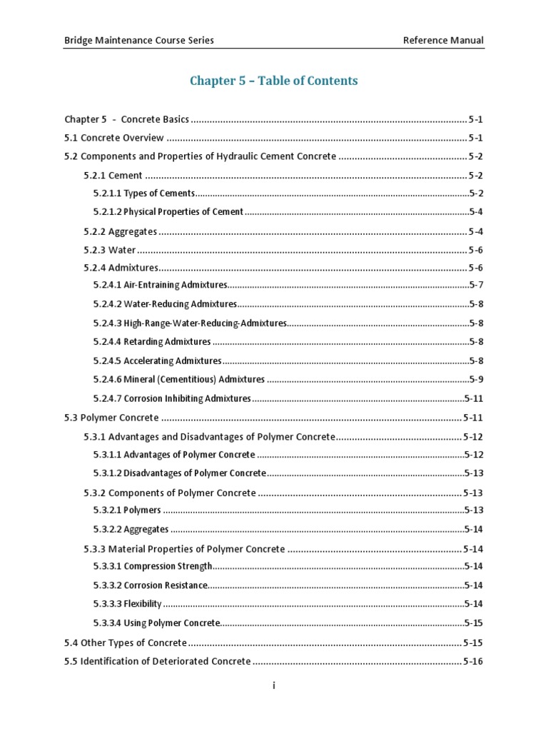 Chapter 5 Concrete Basics | PDF | Concrete | Cement