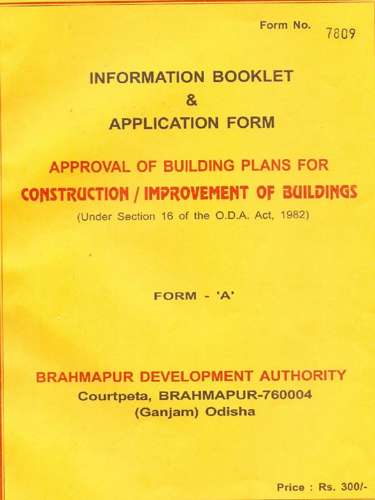 Bda Planning Approval PDF | PDF