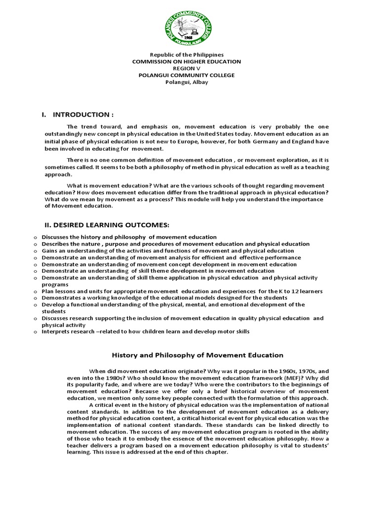 Liselott Diem and Movement Education Origins | PDF | Physical Education ...