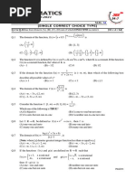 2nd Year Math Chap 1 Mcqs With Answers | PDF | Function (Mathematics) | Mathematical Logic