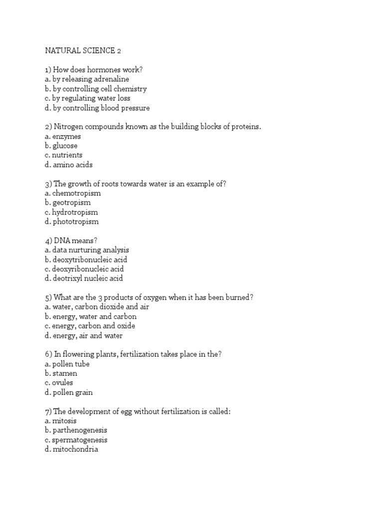 Natural Science 2 | PDF | Light | Earth