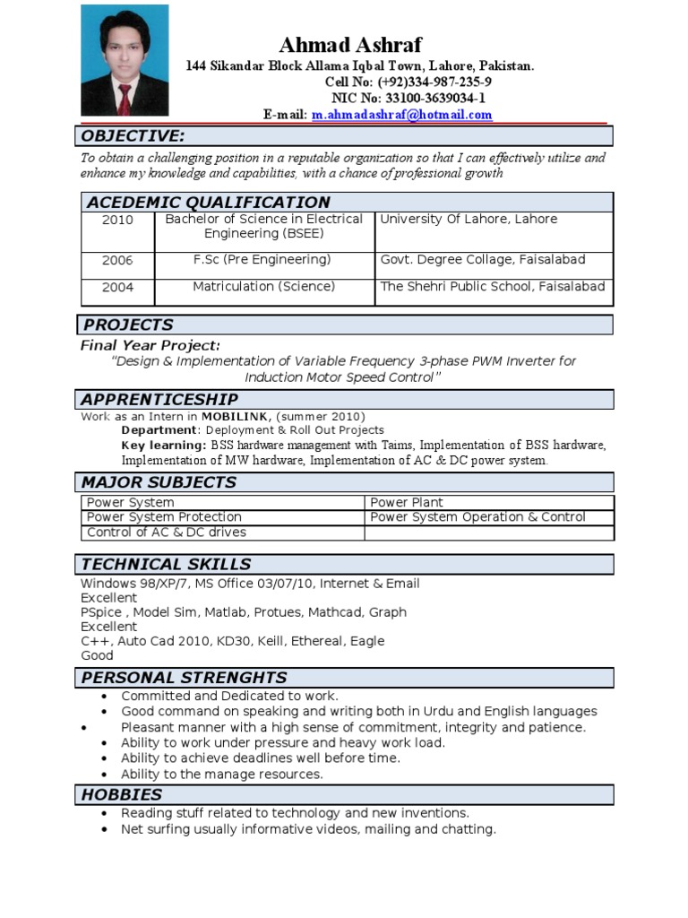 Resume Ahmad Ashraf | PDF
