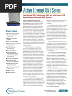 Calix MDU ONT Datasheet | PDF | Computer Engineering | Data Transmission