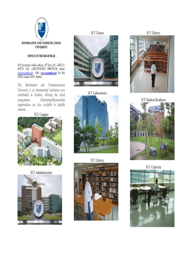 ICU Classes ICU Library: Information and Communications University ...