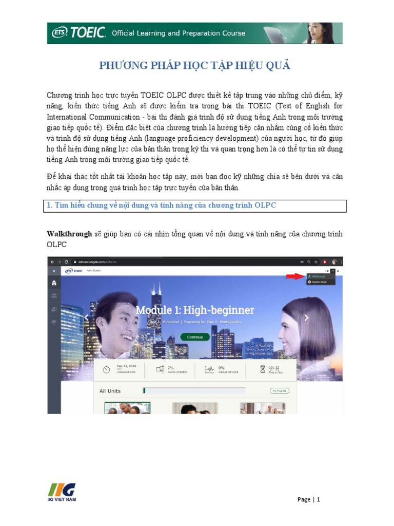 OLPC Phuong Phap Hoc Tap PDF | PDF