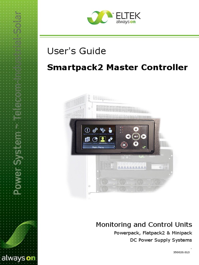 User's Guide: Smartpack2 Master Controller | PDF | Menu (Computing ...