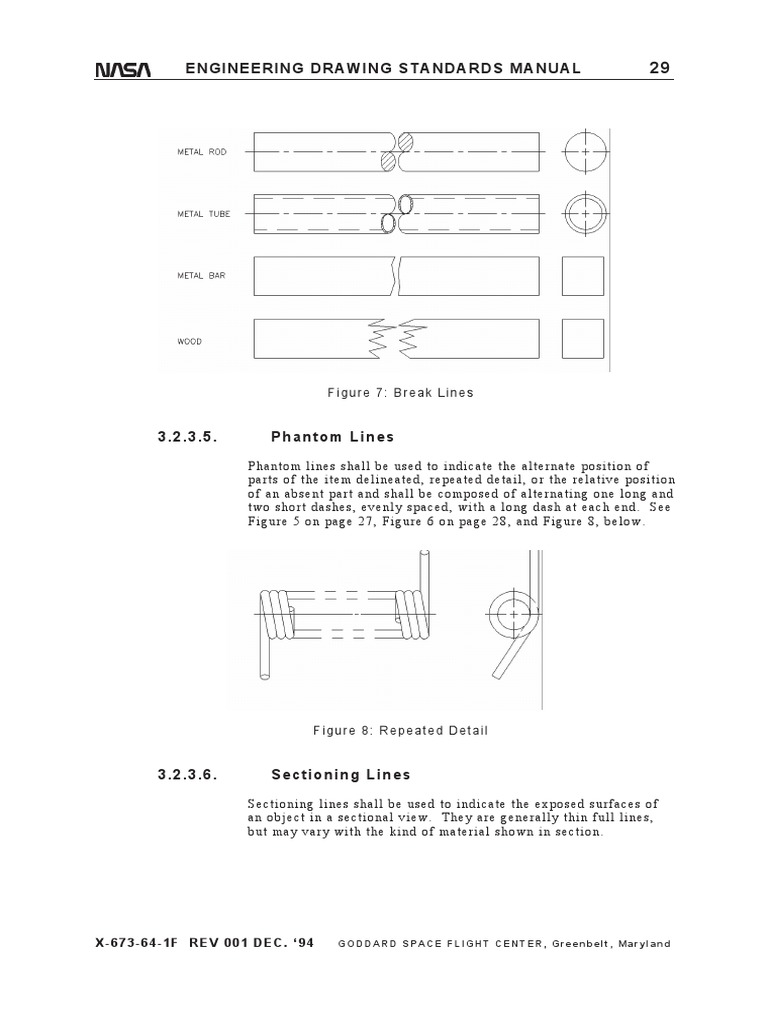 Guidelines for Using Phantom Lines, Break Lines, and Sectioning Lines ...