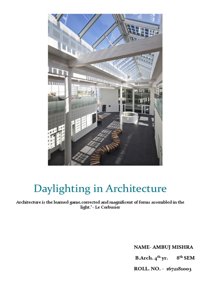 Daylighting in Architecture | PDF | Nature