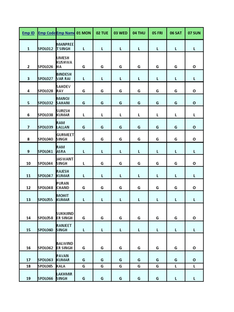 Emp ID Emp Code Emp Name | PDF