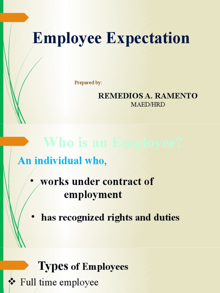 Employee's Expectation | PDF
