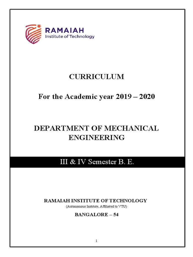 UG 2nd Year Syllabus-Mechanical PDF | PDF | Thermodynamics ...