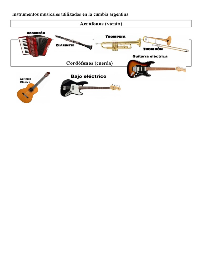 Instrumentos de la Cumbia Argentina | PDF
