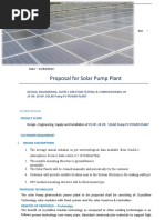 Solar Project Proposal PDF | PDF | Solar Power | Solar Panel