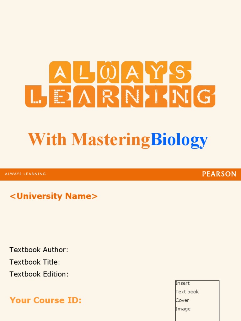 MasteringBiology Registration Guide | PDF | Textbook | World Wide Web