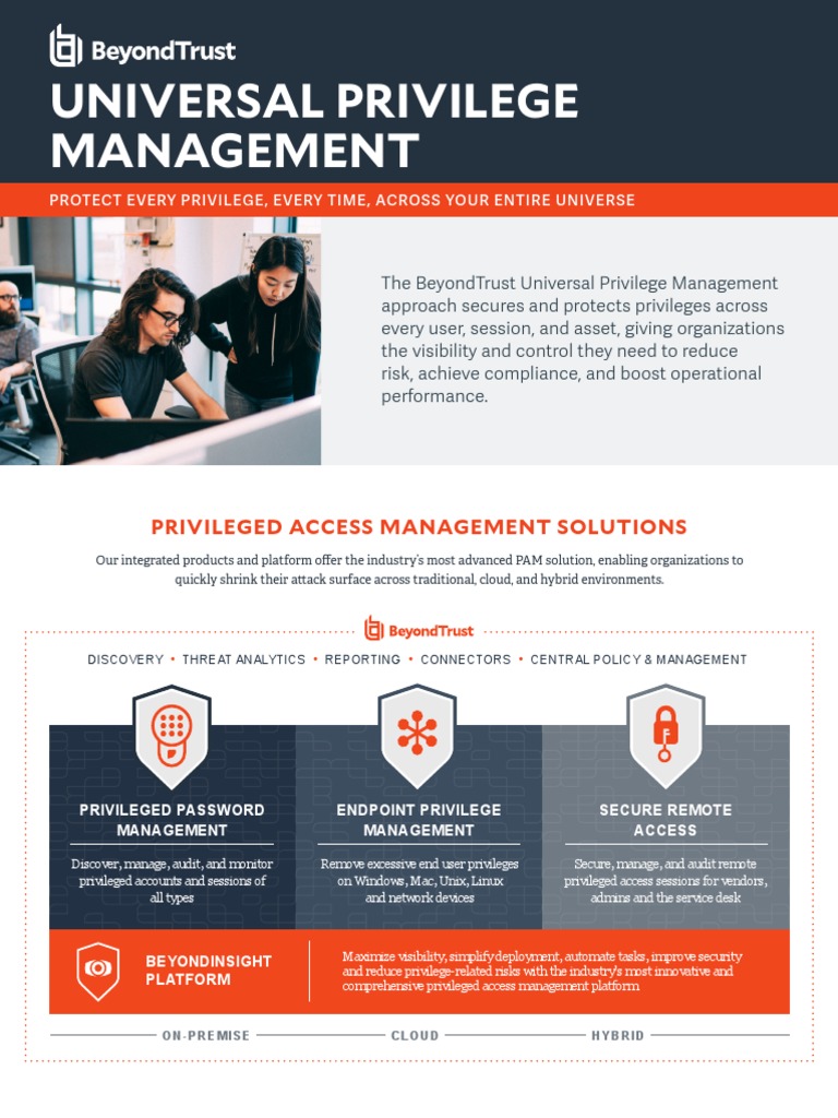 Universal Privilege Management: Privileged Access Management Solutions | PDF