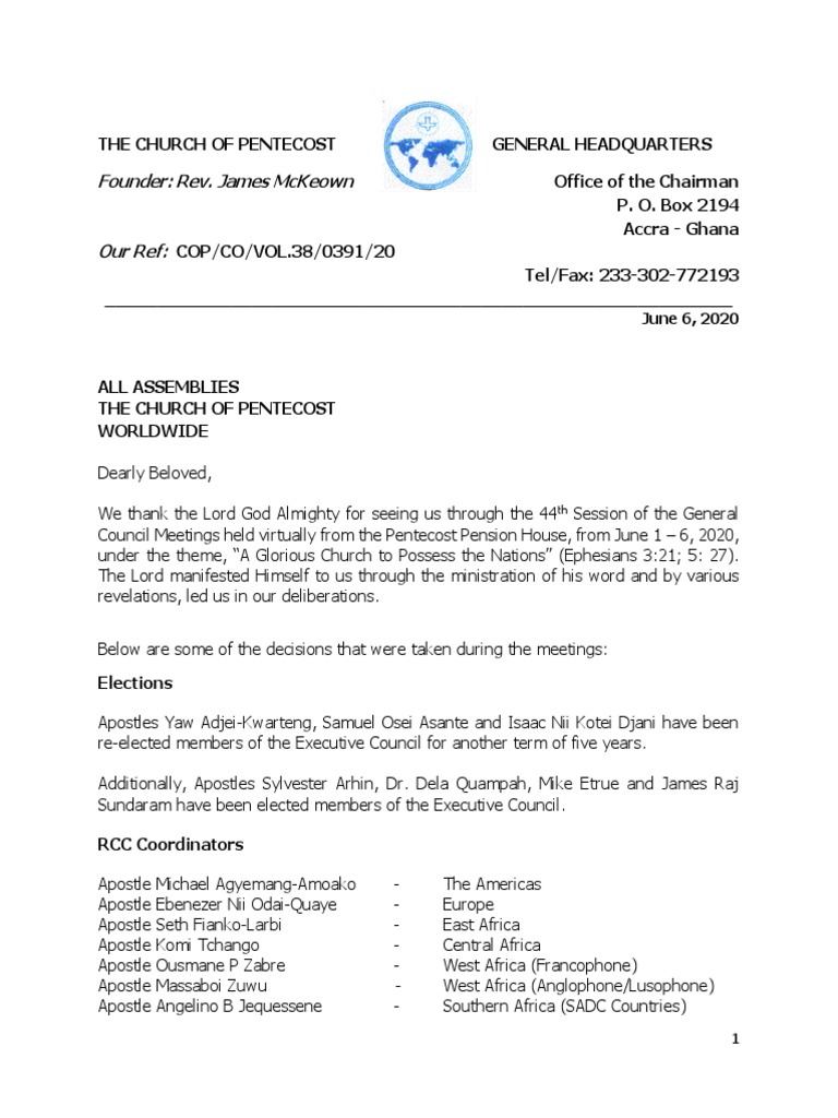 2020 Draft 7 Missions White Paper Final | PDF | Religious Leader ...