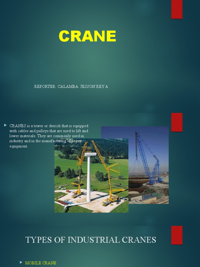 An In-Depth Look at the Types of Industrial Cranes: Their Uses and Key ...