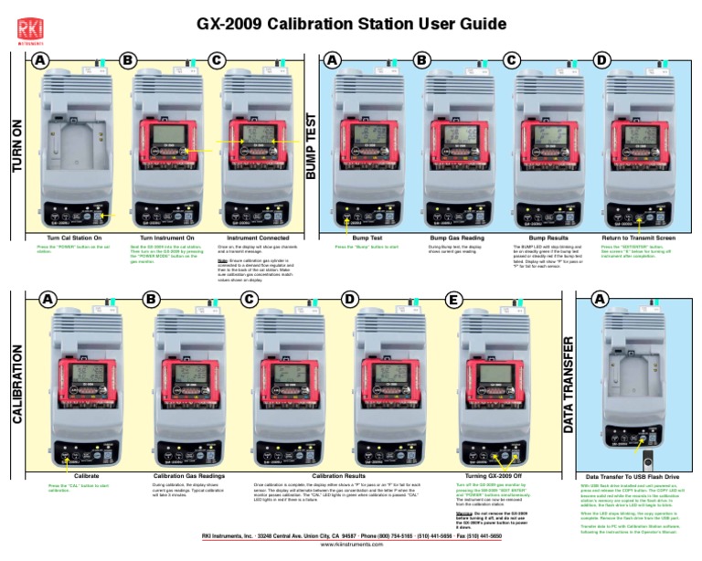 GX-2009 Calibration Station User Guide: A B C C A B D | PDF | Usb Flash ...