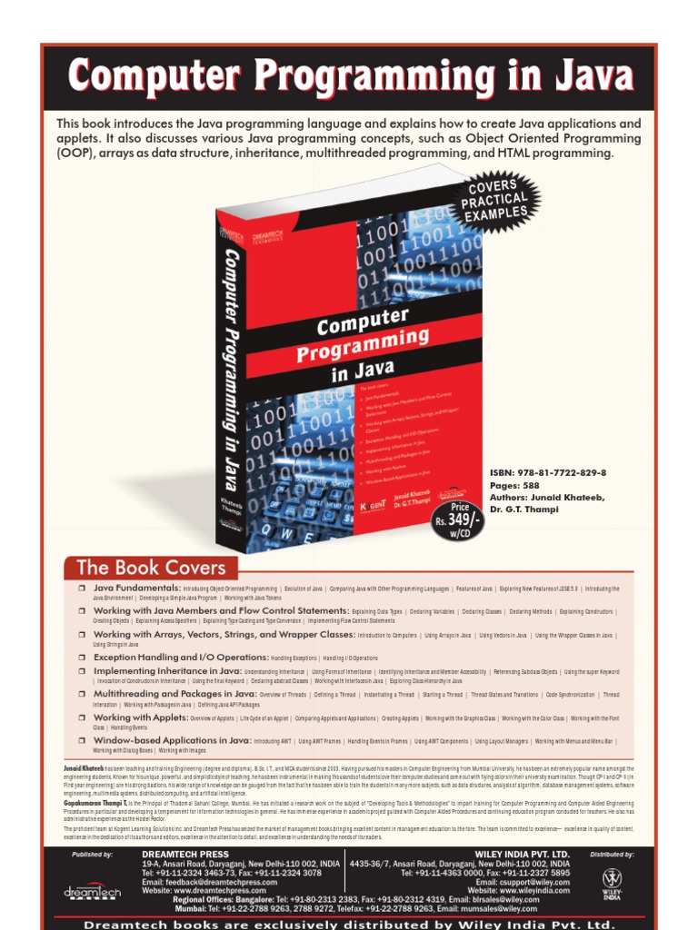 Computer Programming In Java Pdf Java Programming Language Inheritance Object Oriented