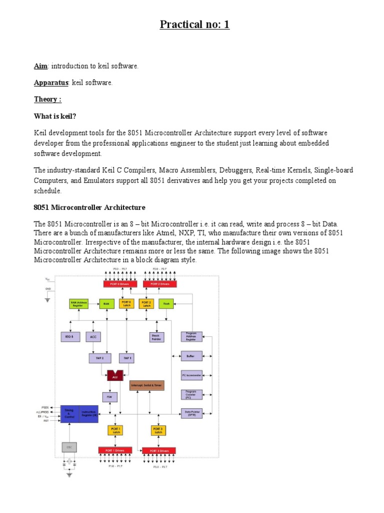 Prac 1 W | PDF | Binary Coded Decimal | Microcontroller
