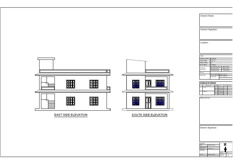 Proposed Residential Building Plans and Specifications | PDF ...