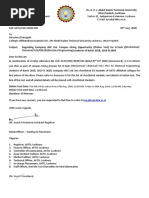 AKTU Circular | PDF | Technology & Engineering