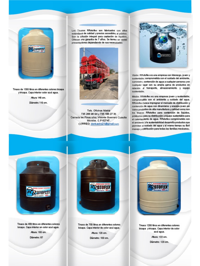 Tríptico 1 | PDF | Agua | Energía y recursos