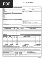TFF Bol Form | PDF | Cargo | Bill Of Lading