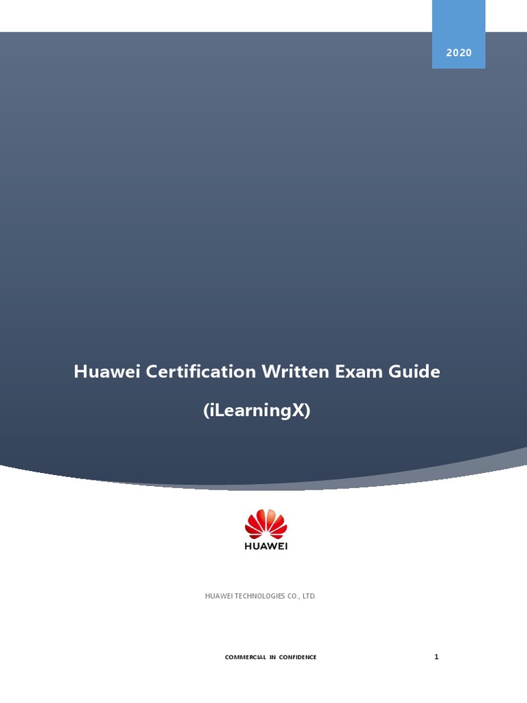 Huawei Certification Written Exam Guide | PDF | Test (Assessment ...