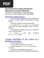 16 Directional Drilling Calculations - Quartz | PDF | Geomatics | Geography