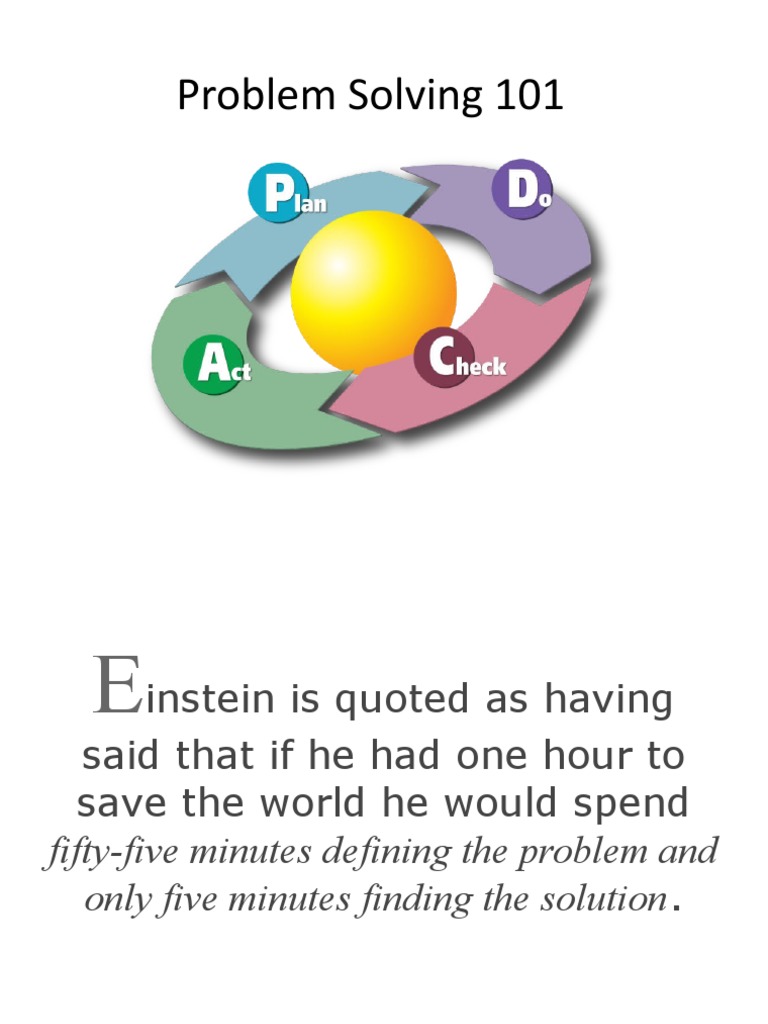 Problem Solving 101 | Download Free PDF | Goal | Business