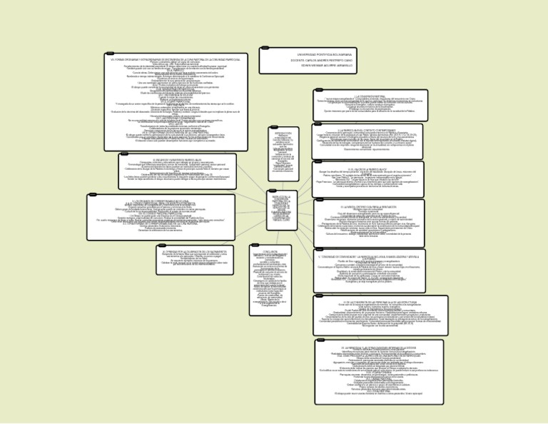 Mapa Mental Instrucción Conversión Pastoral - Edwin | PDF | Sacerdote | obispo