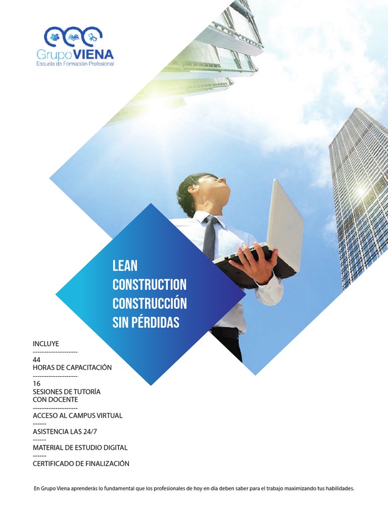 Brochure Lean Construction - 2020 | PDF | Cadena de valor | Planificación
