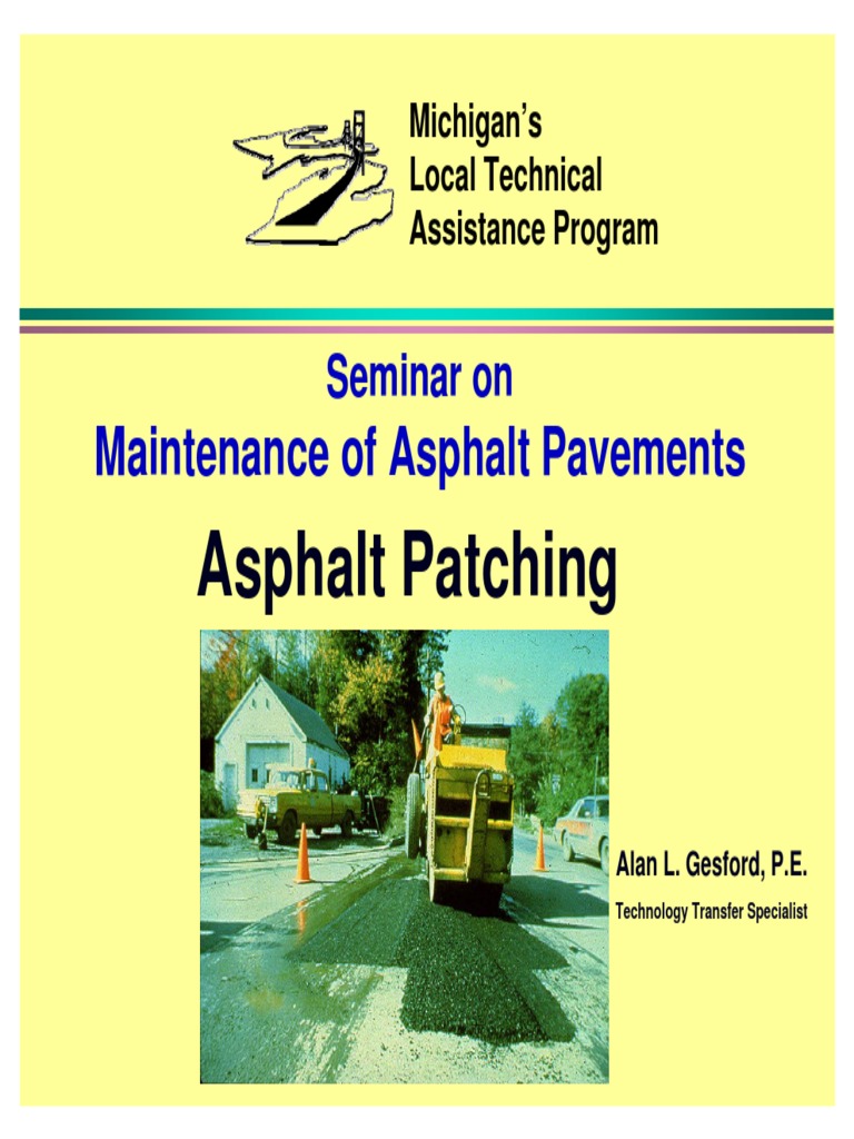 Asphalt Patching PDF | PDF | Road Surface | Building Materials
