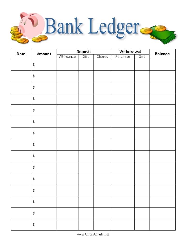 Bank Ledger | PDF