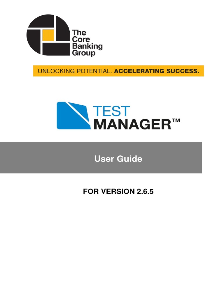 TestManager v2.6.5 UserGuide | PDF | Java (Programming Language ...