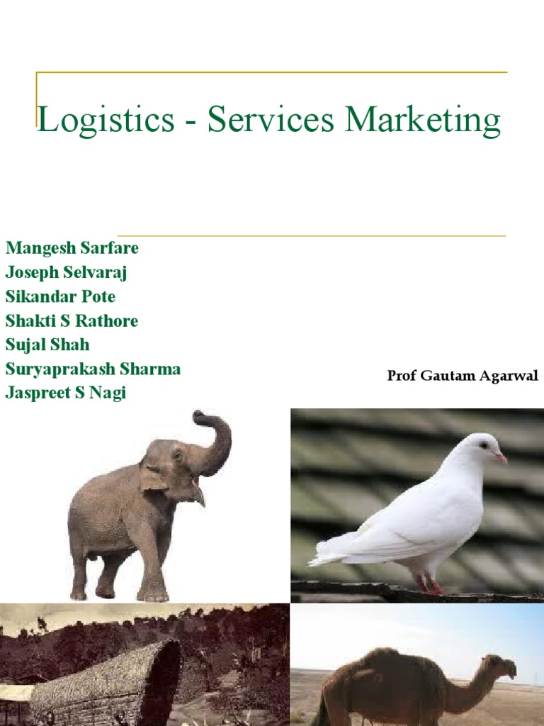 Logistics Services Marketing | PDF | Cooking | Logistics