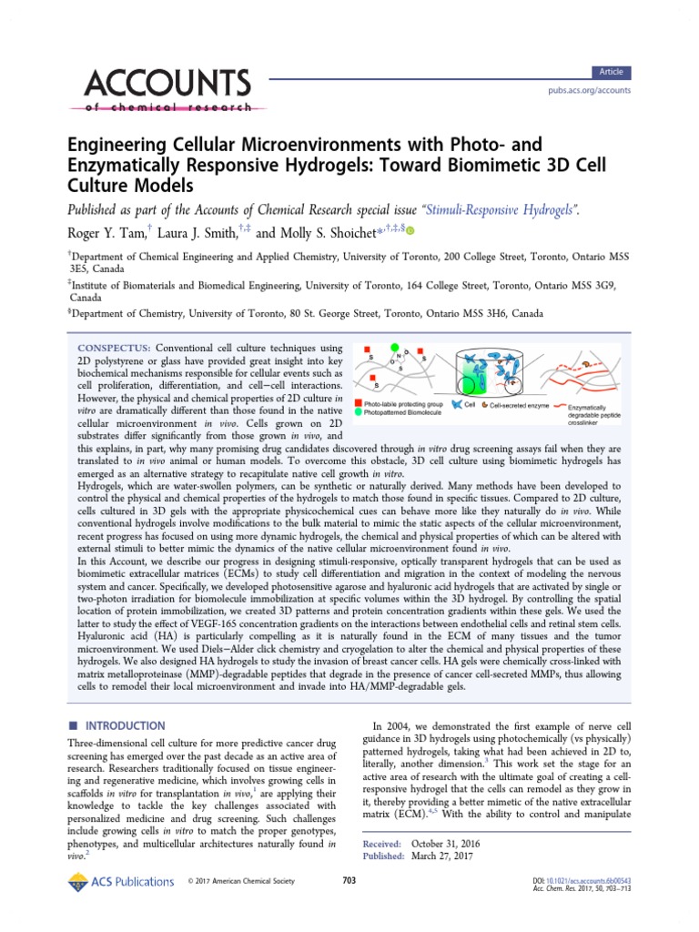 Articulo 3 | PDF | Extracellular Matrix | Gel