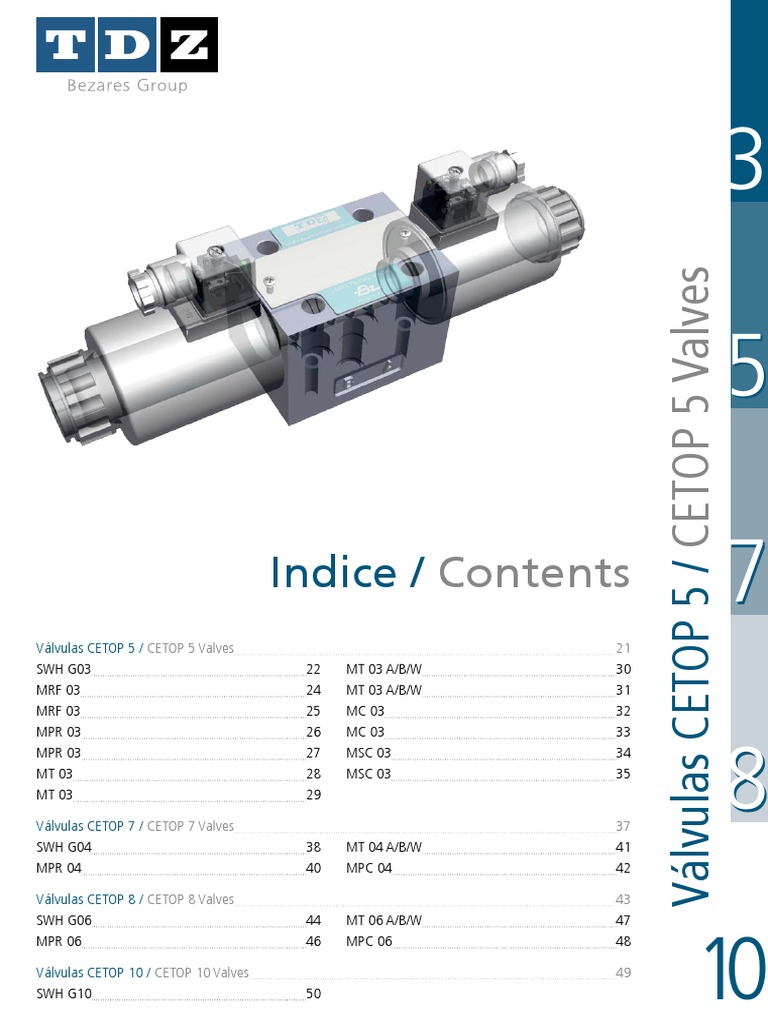 Directional & Control Valves NG10 PDF | PDF | Viscosity | Electrical ...