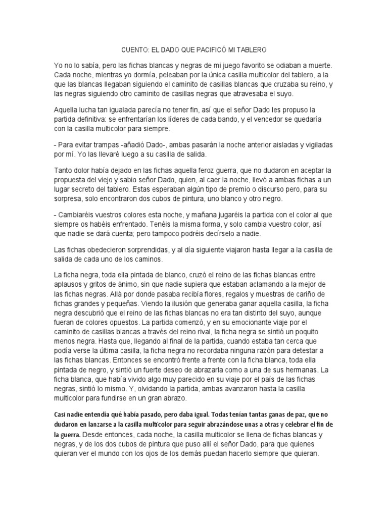 Cuentos para Reflexionar | PDF