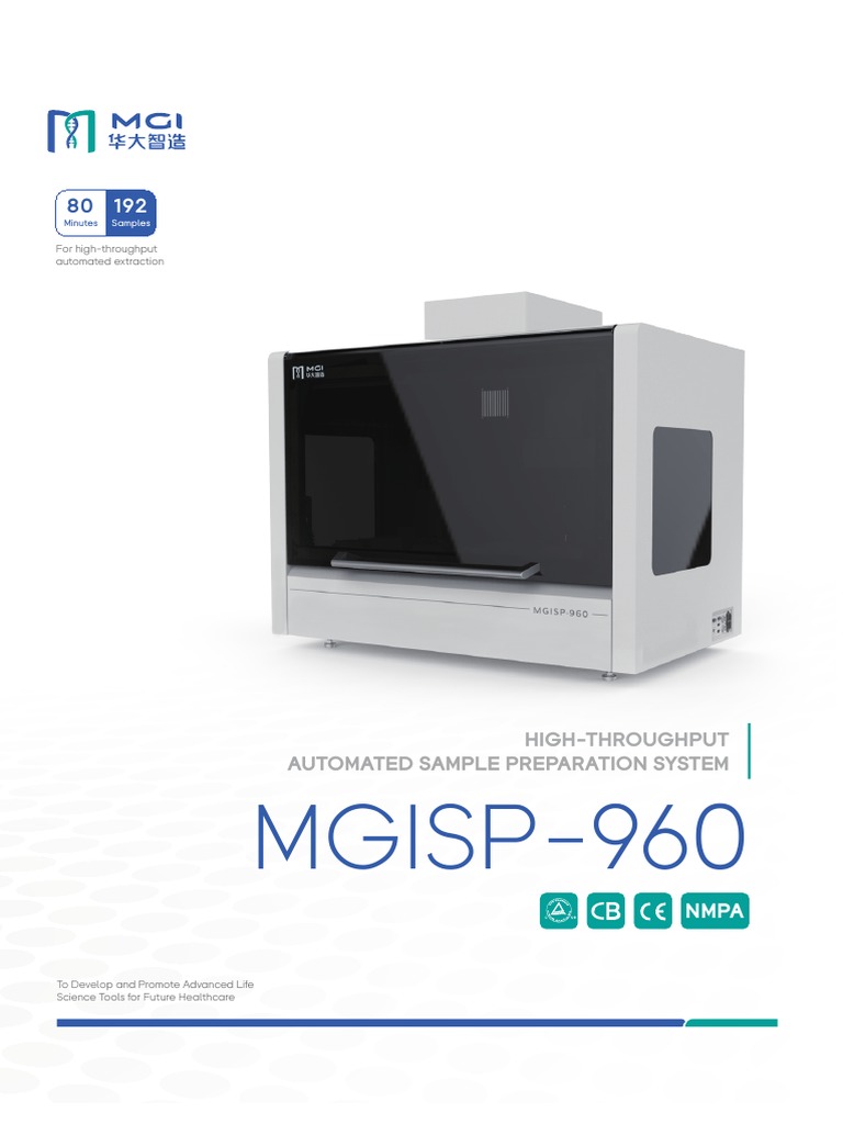 MGISP 960 High Throughput Automated Extraction and Liquid Handling ...
