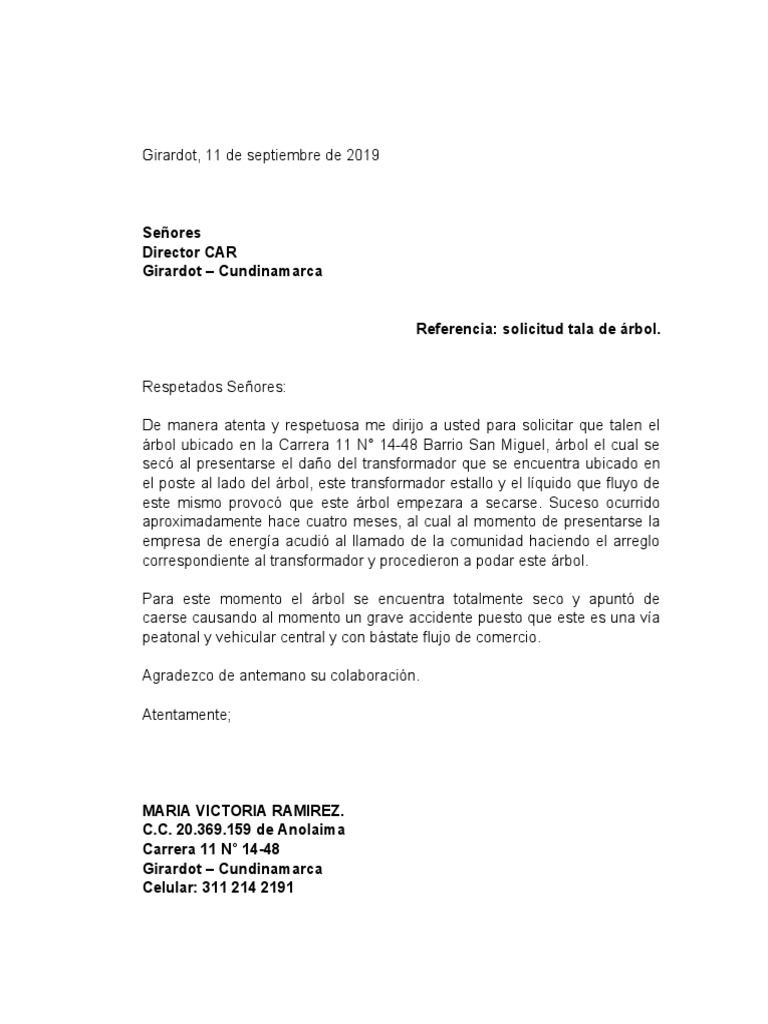 Carta CAR | PDF