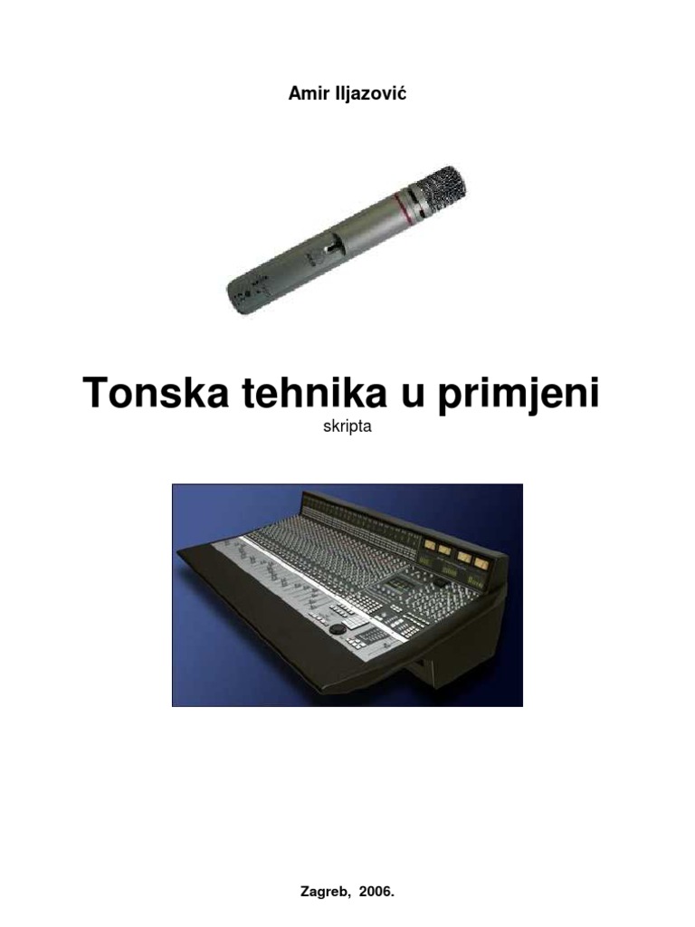 Tonska Tehnika U Primjeni | PDF