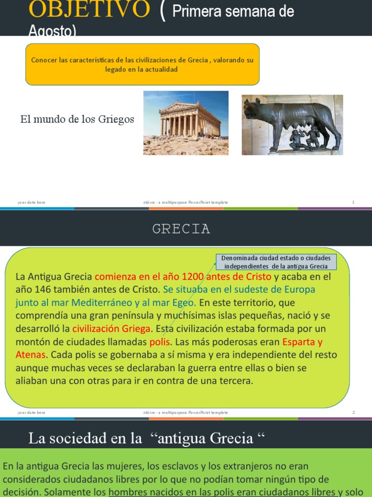 Historia y Legado de la Antigua Grecia | PDF | Antigua Grecia | Grecia