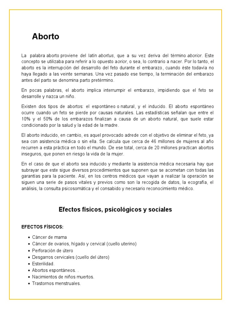 Metodos, Aborto | PDF | Aborto | Aborto espontáneo